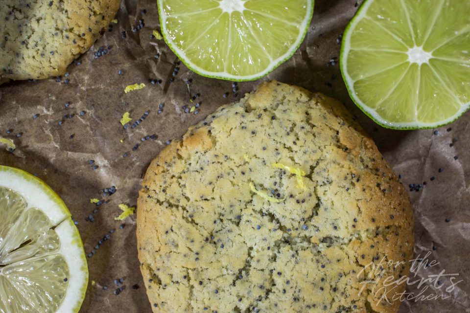 Vegane Limetten-Zitronen Mohn Soft Cookies - for the Hearts Kitchen ...