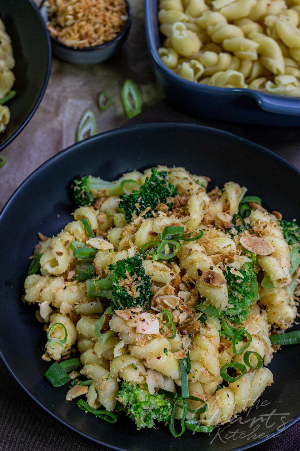Brokkoli Pasta mit Panko Mandel Bröseln - for the Hearts Kitchen | die ...
